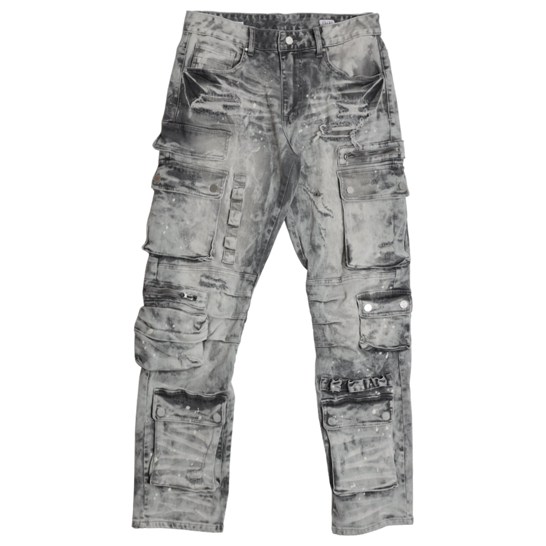 UTILITY CARGO MULTI DENIM PANTS | First Row