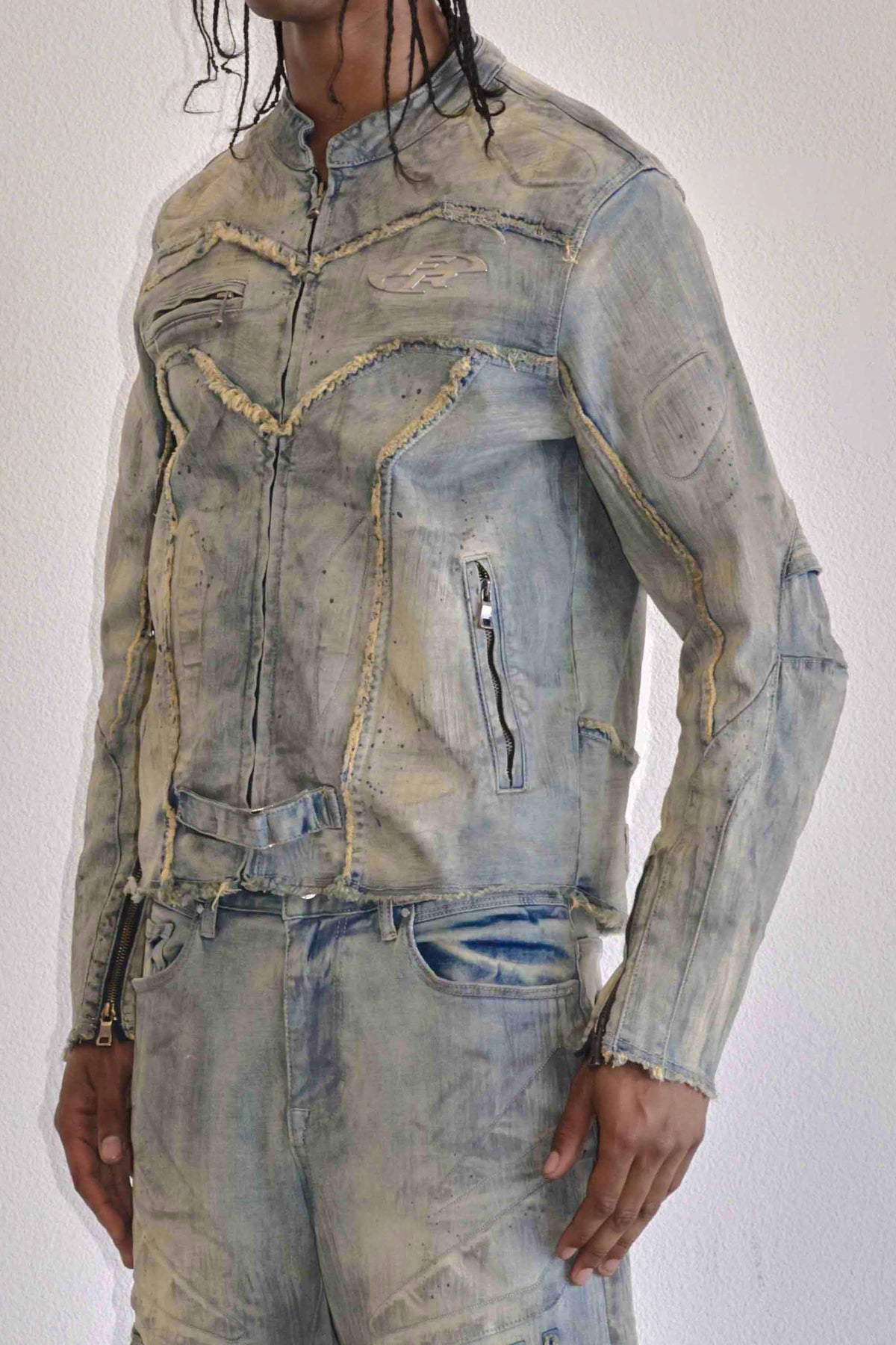 MOTOR RACING DENIM JACKET | First Row