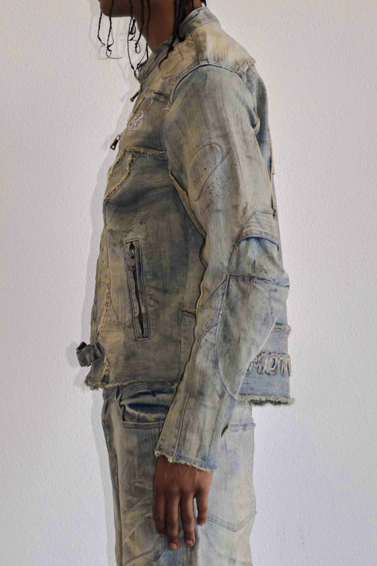 MOTOR RACING DENIM JACKET | First Row