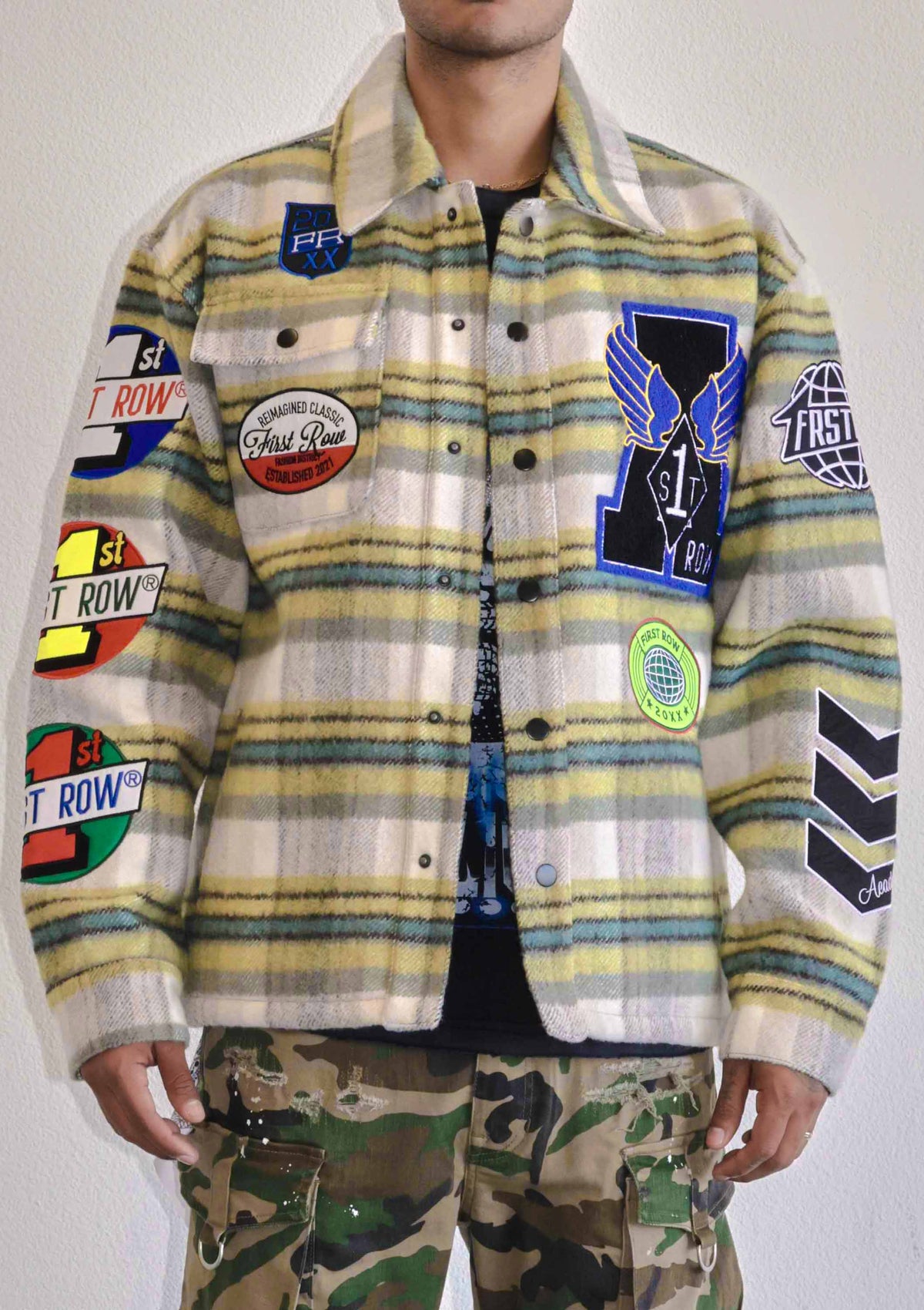 COEXIST MULTI PATCHES SHACKET | First Row