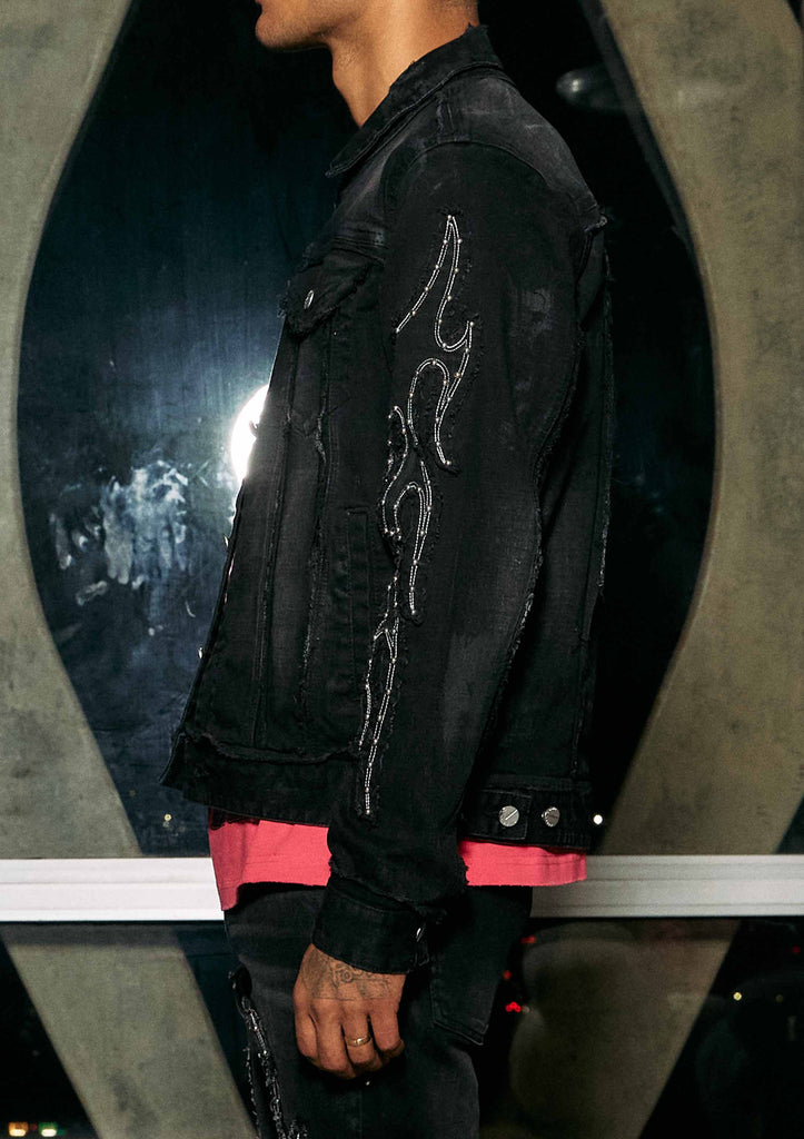 DENIM JACKET. | First Row