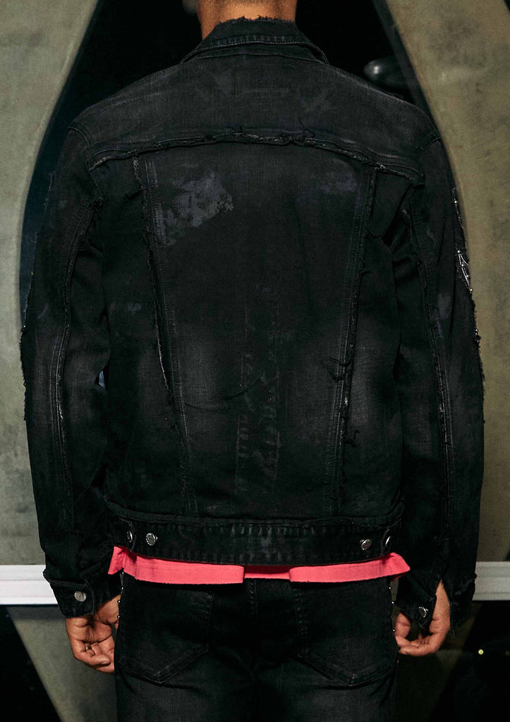 DENIM JACKET. | First Row