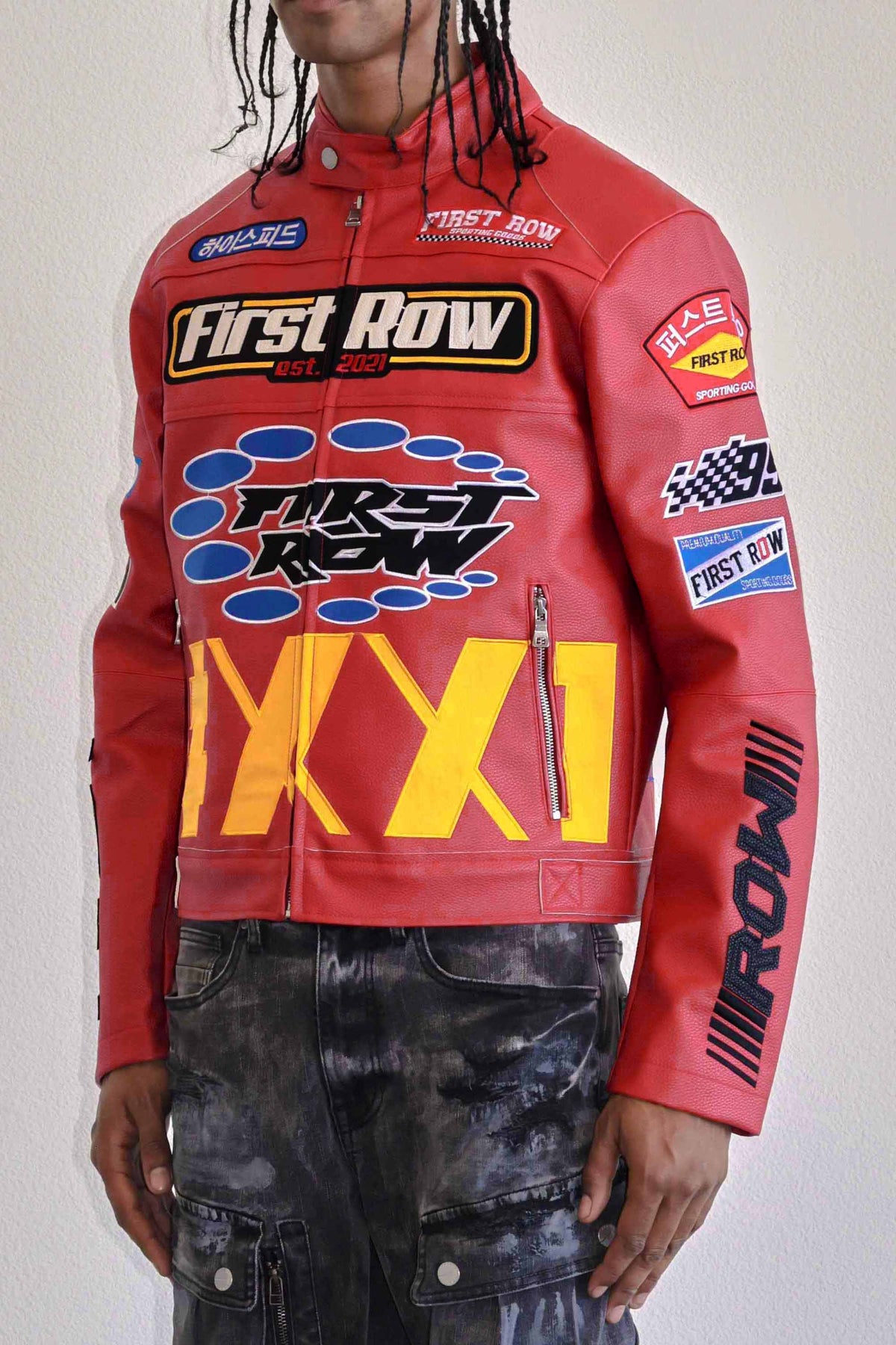 MOTOR RACING LEATHER JACKET | First Row
